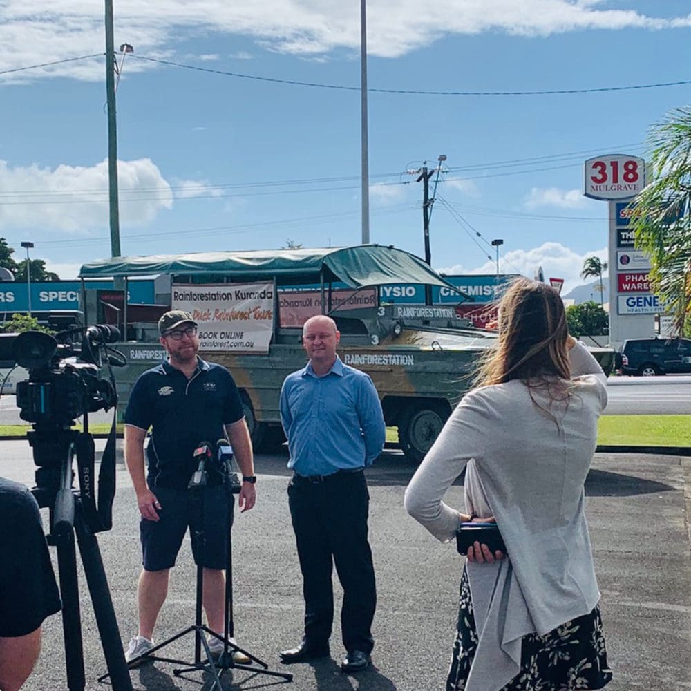 Cazalys welcomes the Rainforestation ARMY DUCK | Cazalys