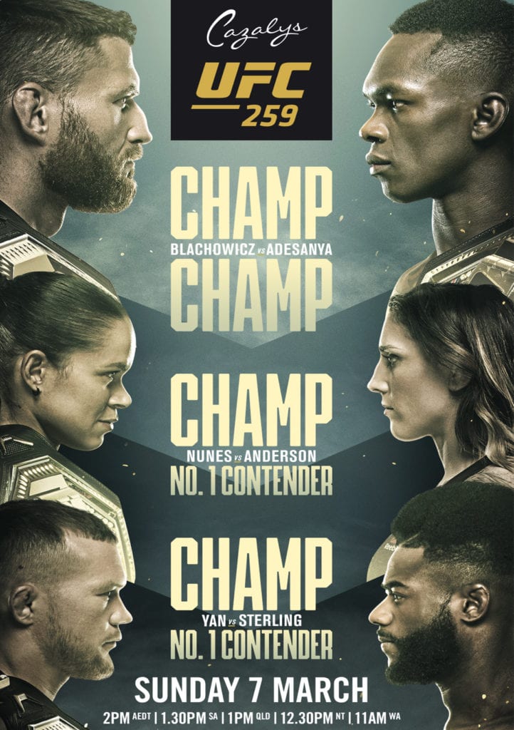UFC 259 FROM 1PM | Cazalys