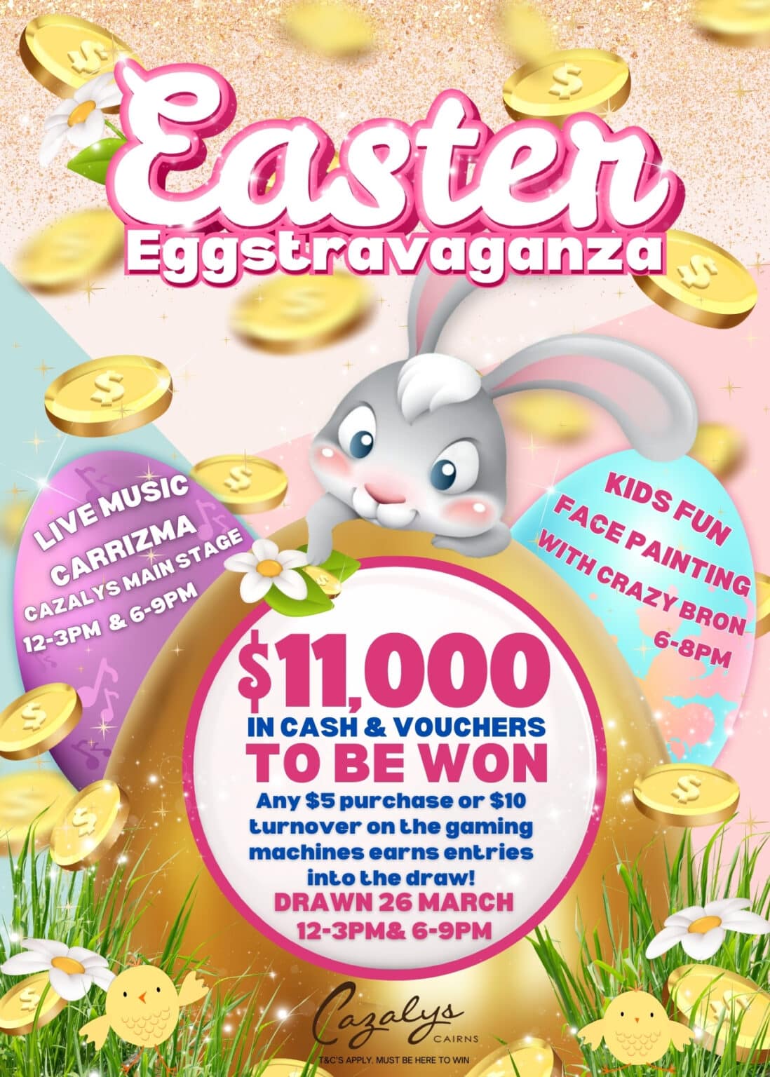 Easter Eggstravaganza Draws | Cazalys