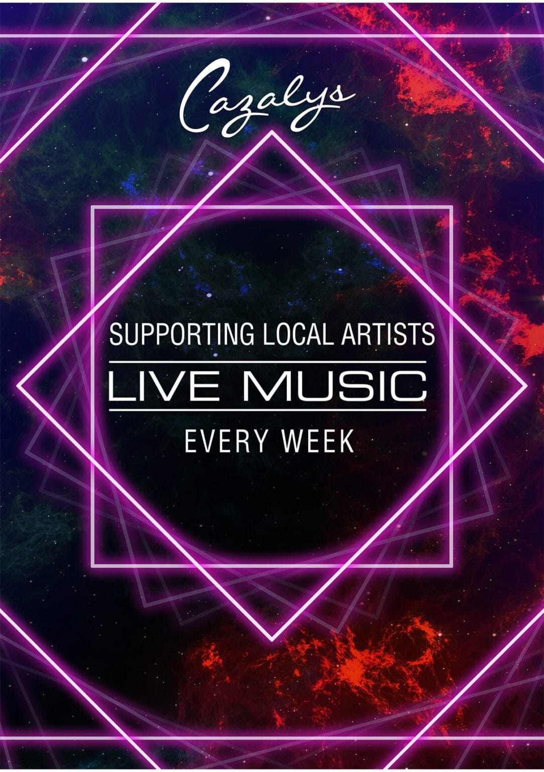 LIVE MUSIC - ROWLY BAND FROM 6.30PM | Cazalys