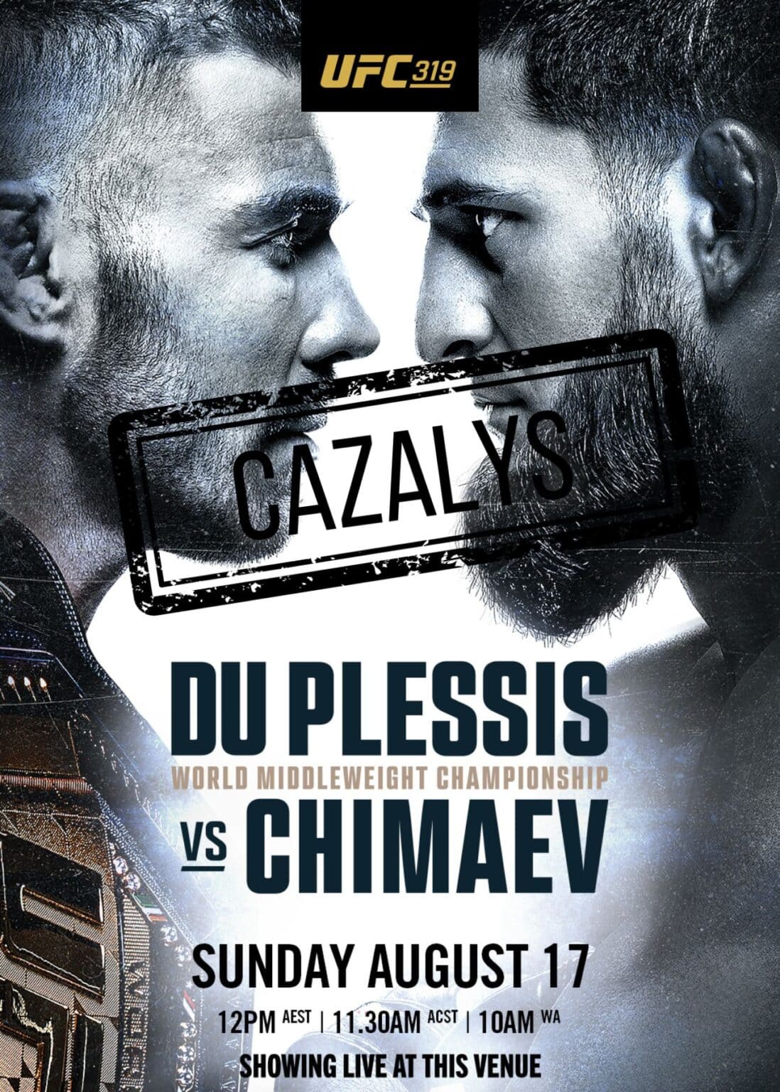 UFC 319 | Cazalys