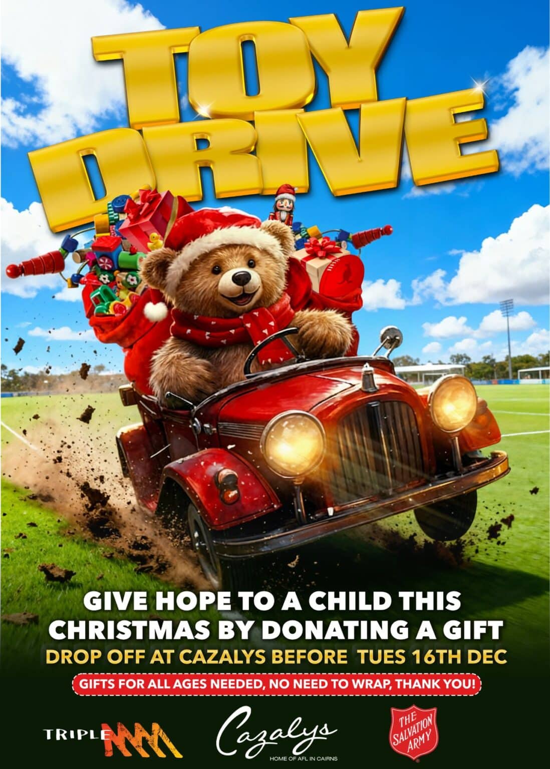 Toy Drive Collection Party | Cazalys