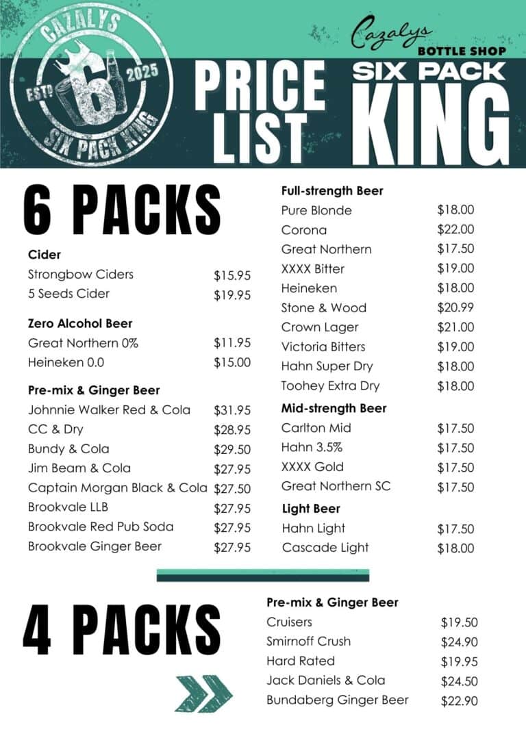 Bottle Shop Cairns | Cazalys