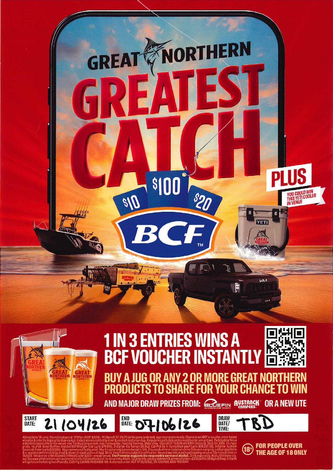 Great Northern Greatest Catch Draw | Cazalys
